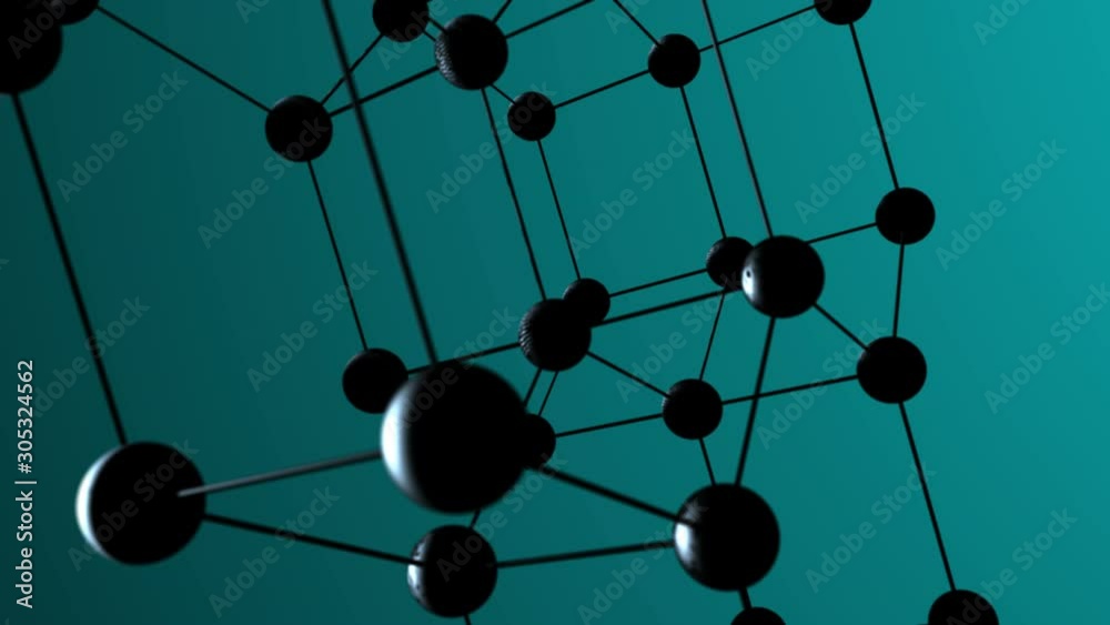 Movement of the molecular compound formed by revolving particles with ...