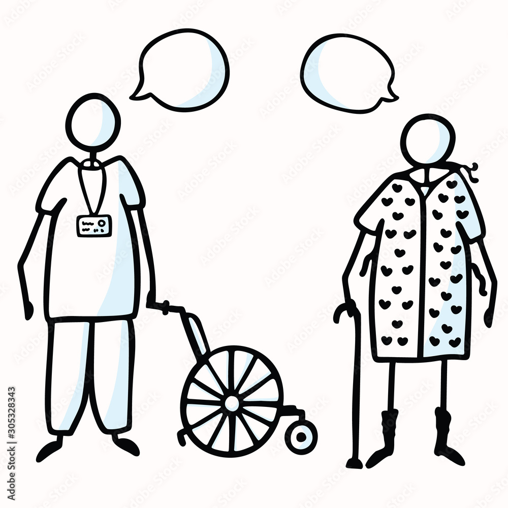 Hospital Stick Figure