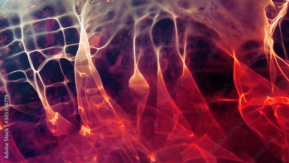 Abstract vortex texture in the macro world with digital processing for ...