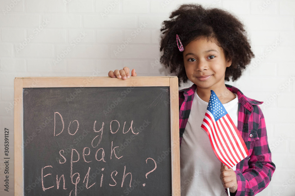 Language education concept. Learn English. Do you speak English. Cute ...