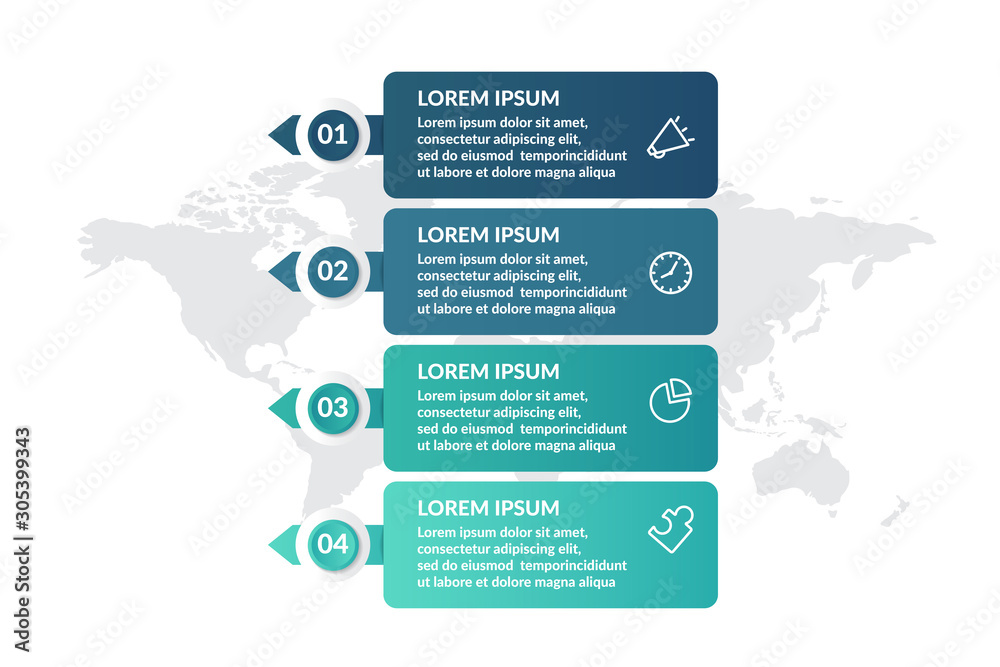 step or process infographic template design . infographic concept for ...