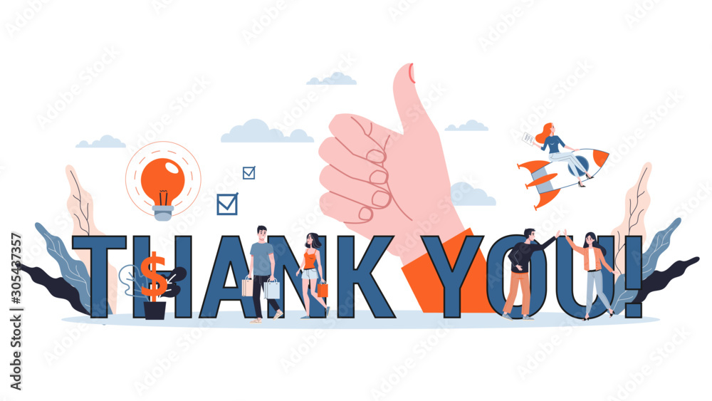 Thank you sign Stock Vector | Adobe Stock