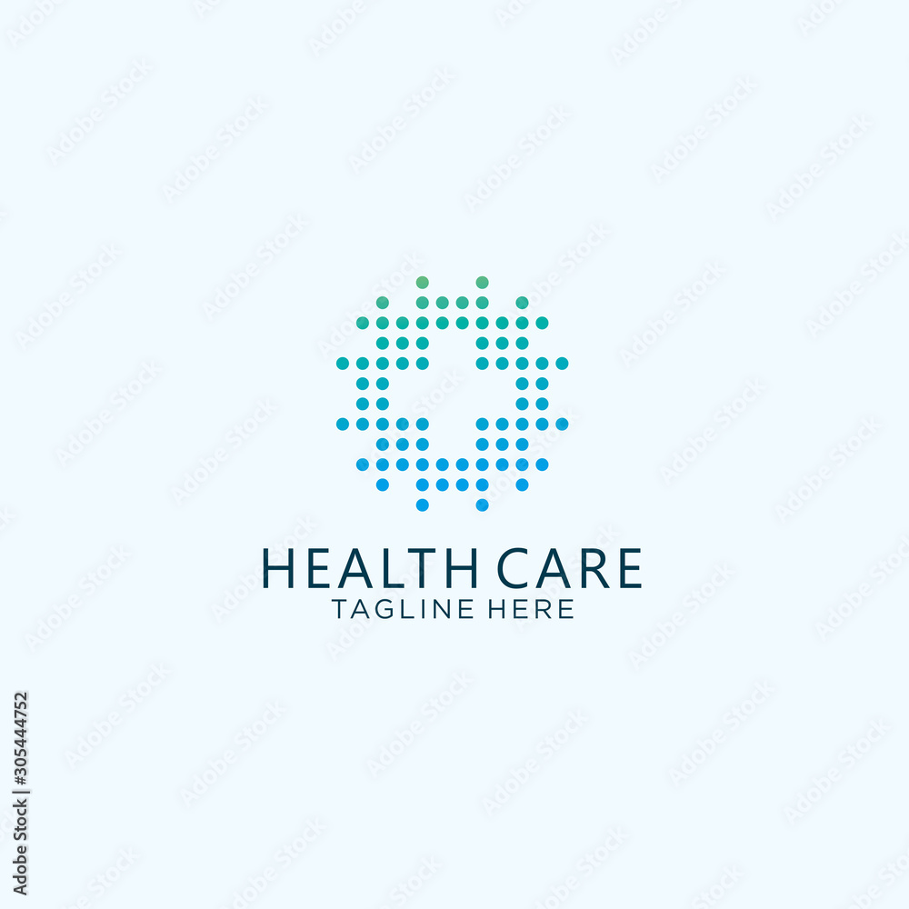 Health Logo Design Idea Inspiration Stock Vector | Adobe Stock