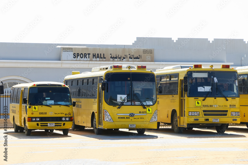School buses Stock Photo | Adobe Stock