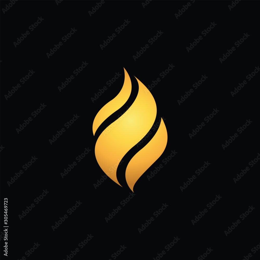 Fire, flame vector symbol illustration Stock Vector | Adobe Stock