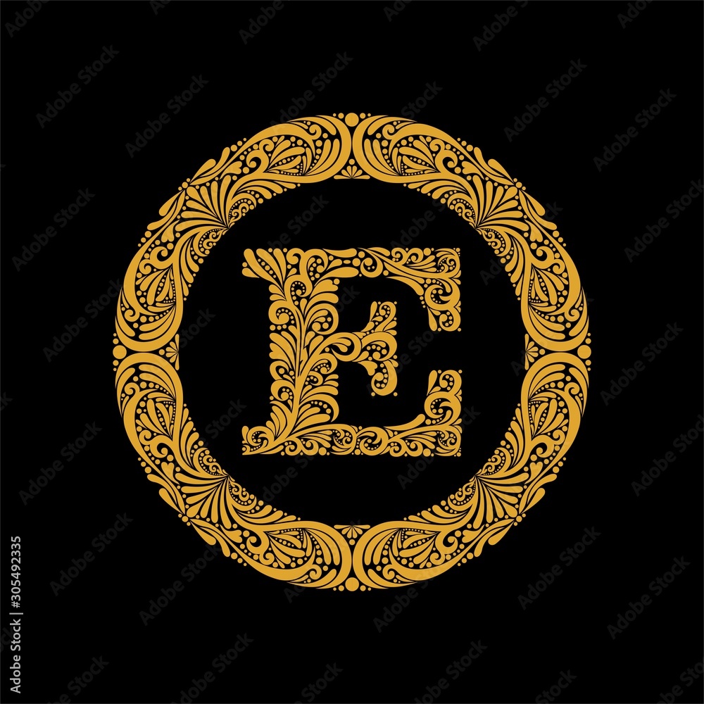 Elegant Letter E