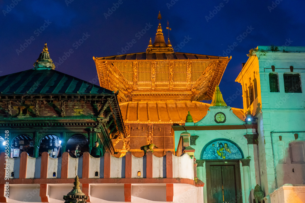 Arya Ghat, Pashupatinath temple. Kathmandu, Nepal, Nepalese, Asia ...