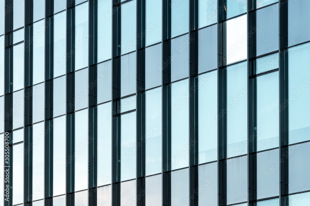 Glass Facade Texture Of A Modern Office Building High Tech Architecture Elements Of Urban