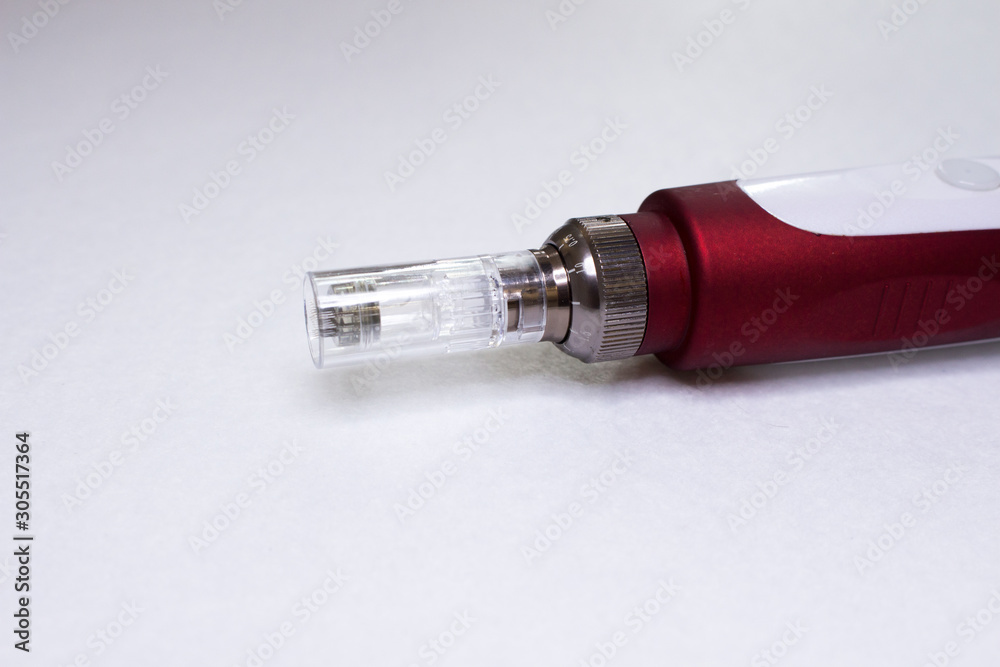 Dermis stamp electric pen. Dermapen. Needle mesotherapy treatment ...