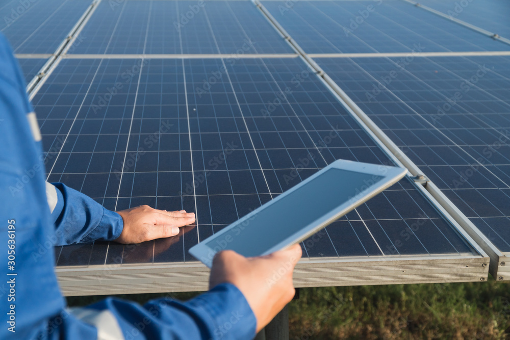 operation and maintenance in solar power plant ; engineering team ...