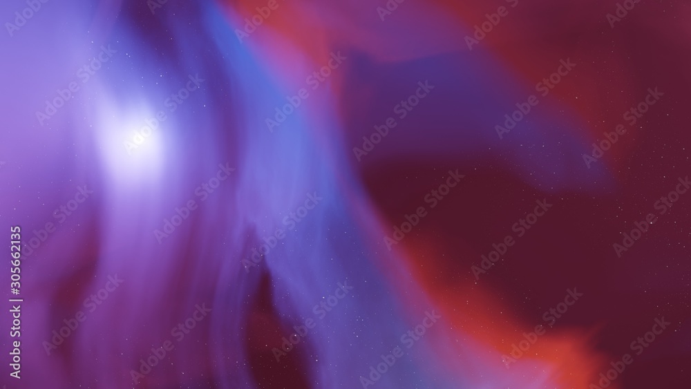 High Resolution Star Nebula Generated in a 3D Simulator Stock ...