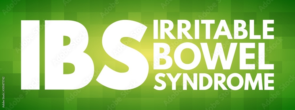 IBS - Irritable Bowel Syndrome acronym, medical concept background ...