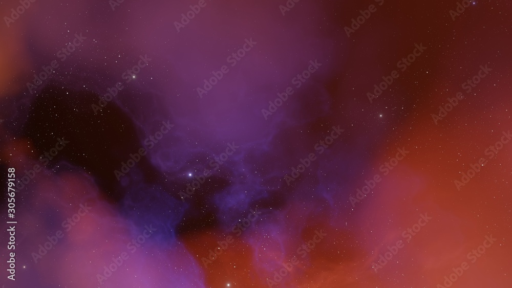 High Resolution Star Nebula Generated in a 3D Simulator Stock Photo ...