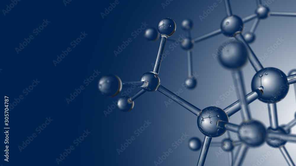Molecular structure of microcrystalline molecular model Stock Photo ...