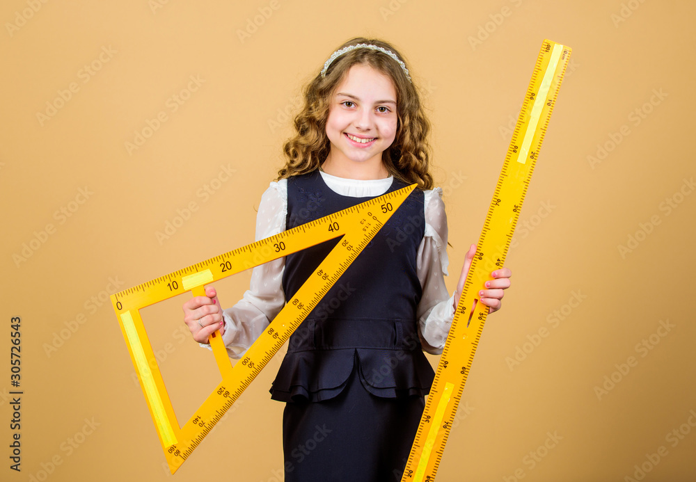 Education and school concept. Smart and clever concept. Sizing and ...