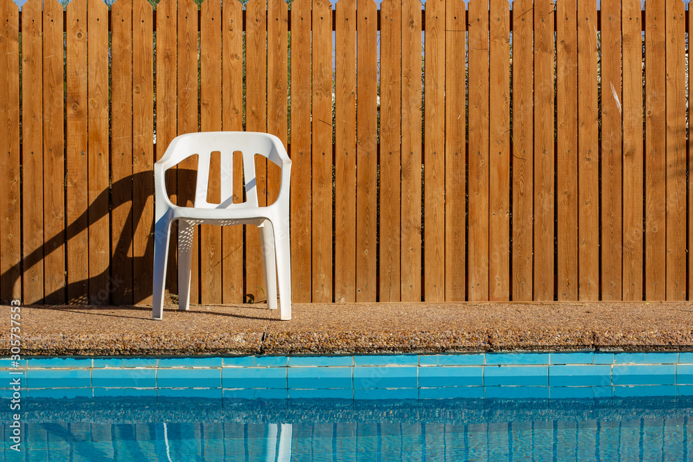 simple background exterior design back yard swimming pool space with ...