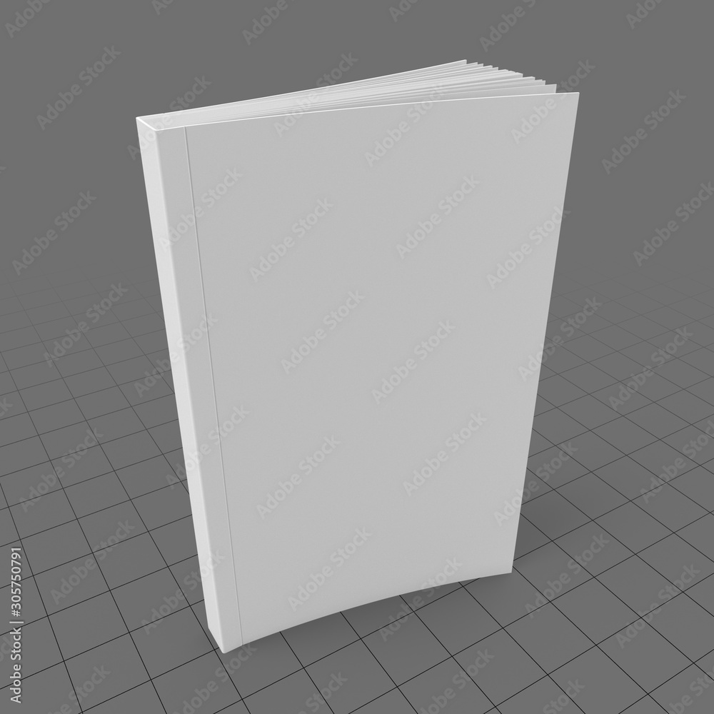 Upright softcover book Stock 3D asset | Adobe Stock