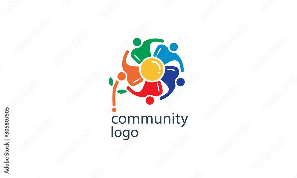 Community logo, People connect logo, Communication ,family, Social Care ...