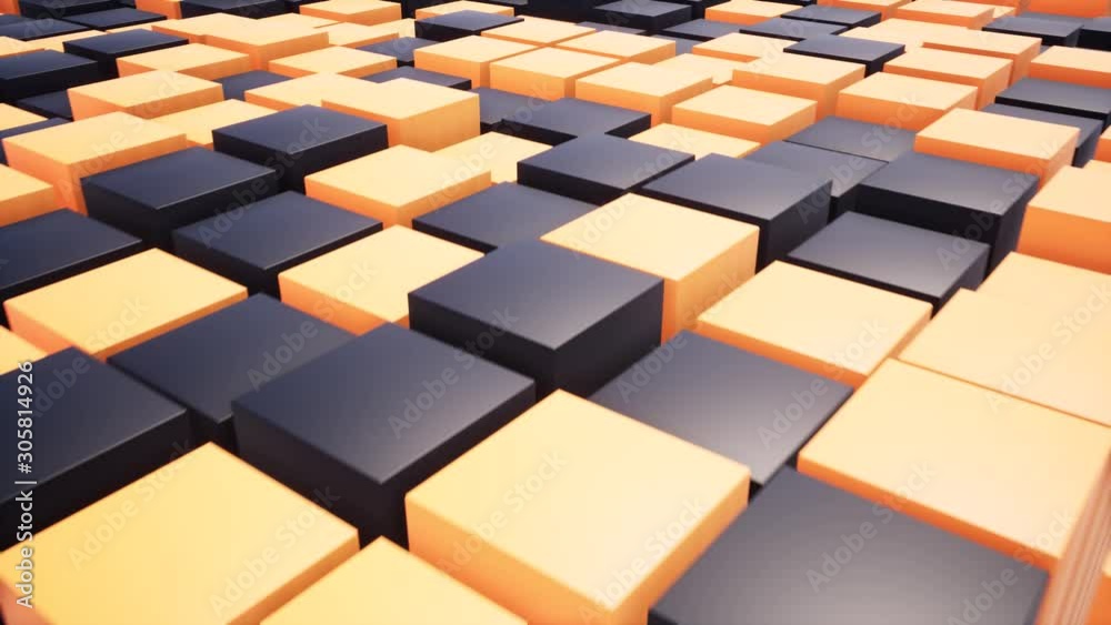 Black and orange boxes Modern packaging for digital wallpaper design ...
