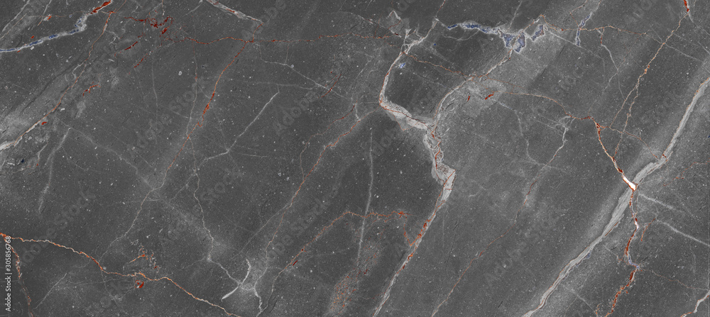 Rustic Grey Marble Design With Cement Effect In Brown Colored Veins ...
