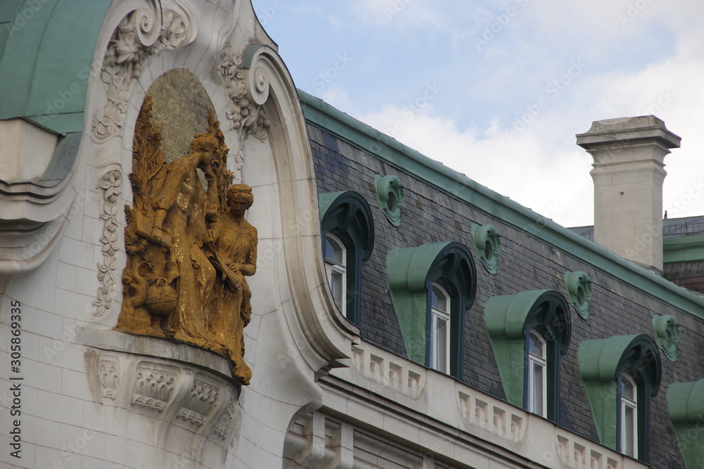 Classic architecture in the downtown of Vienna Stock Photo | Adobe Stock