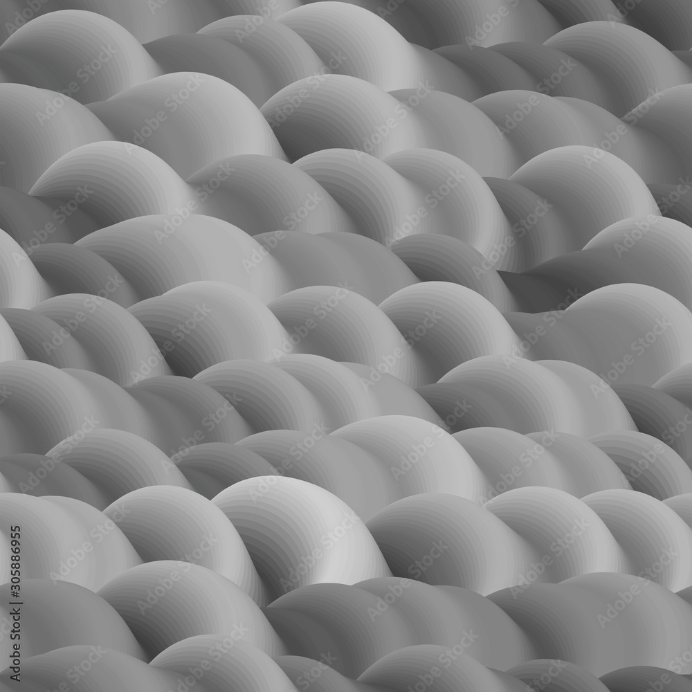 Abstract bumpy surface seamless repeat vector pattern swatch. Grayscale ...