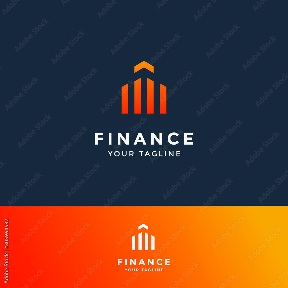 finance logo template for all business Stock Vector | Adobe Stock