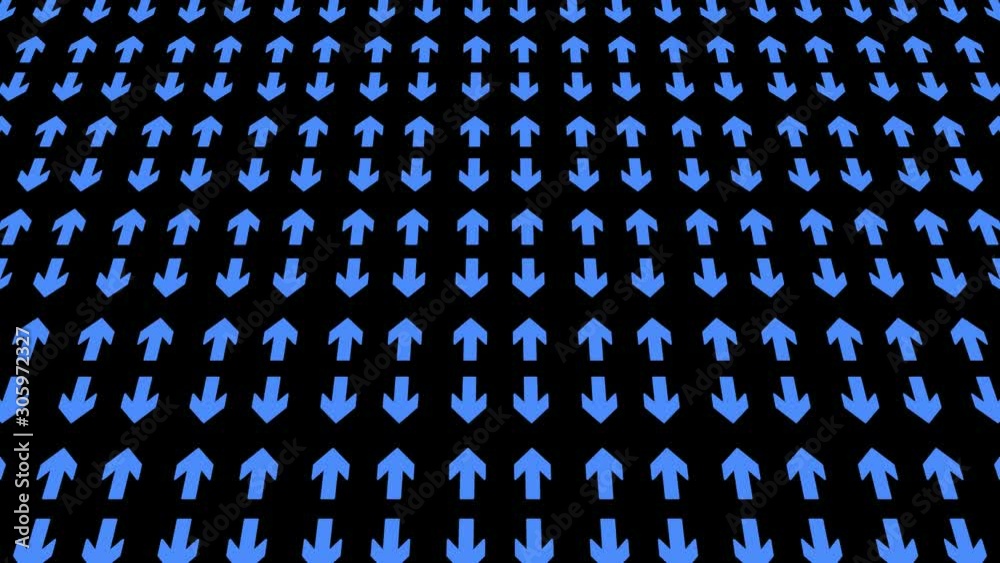 Graphic 2D video pattern that tilts up and moves, composed of designs ...