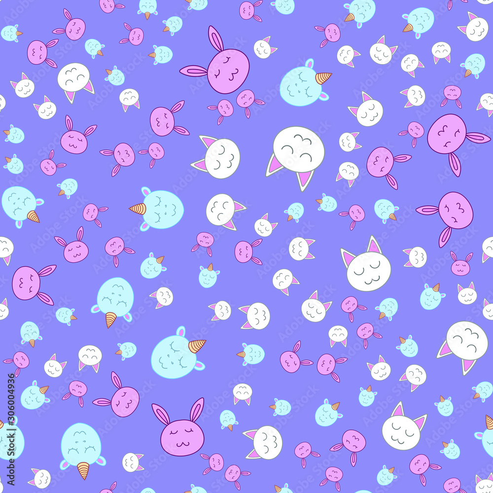 Violet Background Design For Kids