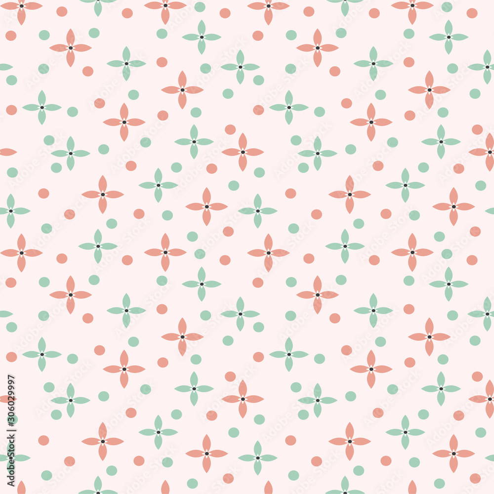 seamleass pattern : Beautiful Small Vintage Floral Seamless Pattern in ...