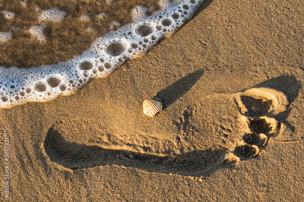 Footprints In The Sand Poem Wallpaper