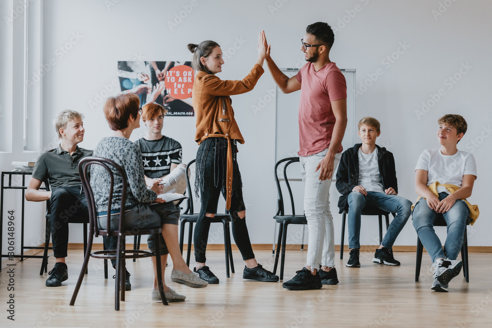 High five Stock Photo | Adobe Stock