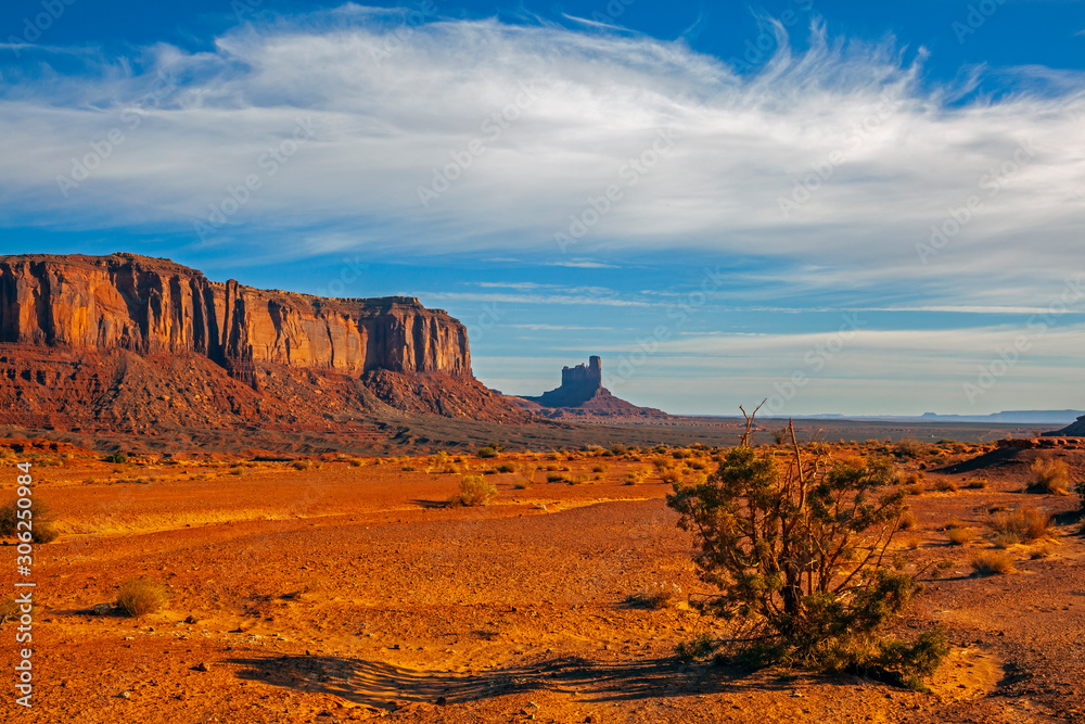 Monument valley sandstone buttes Stock Photo | Adobe Stock