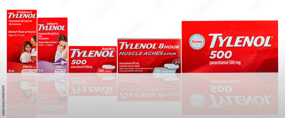 CHONBURI, THAILAND-OCTOBER 27, 2018 : Tylenol caplets and oral ...