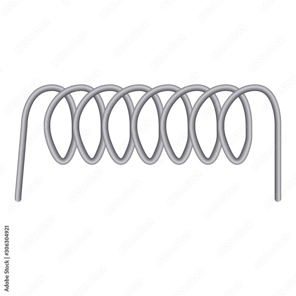 Copper coil icon. Cartoon of copper coil vector icon for web design ...
