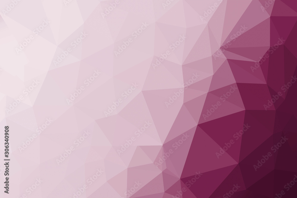 Tyrian purple gradient triangle background, abstract polygon pattern ...
