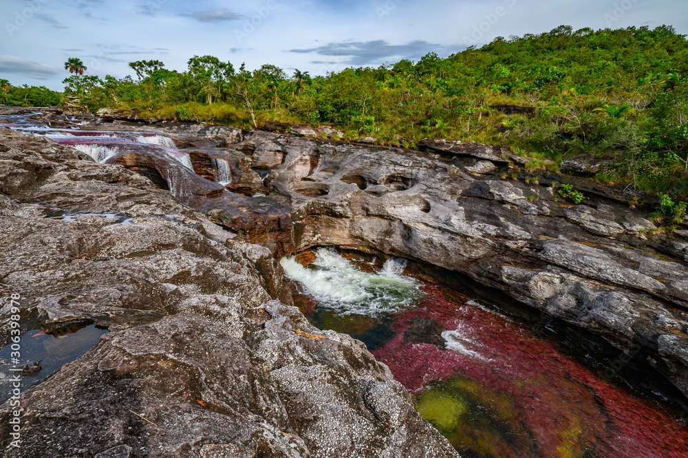 The rainbow river or five colors river is in Colombia one of the most ...