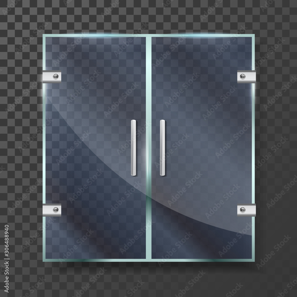 Glass Door Vector