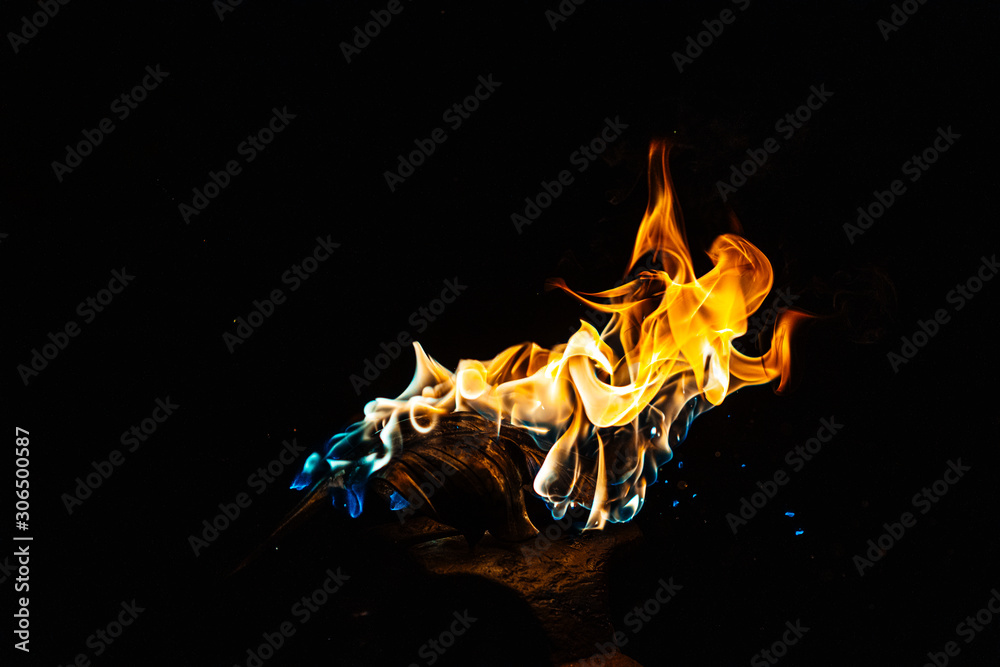fire in various manifestations. one of 3 elements. Powerful fire on ...