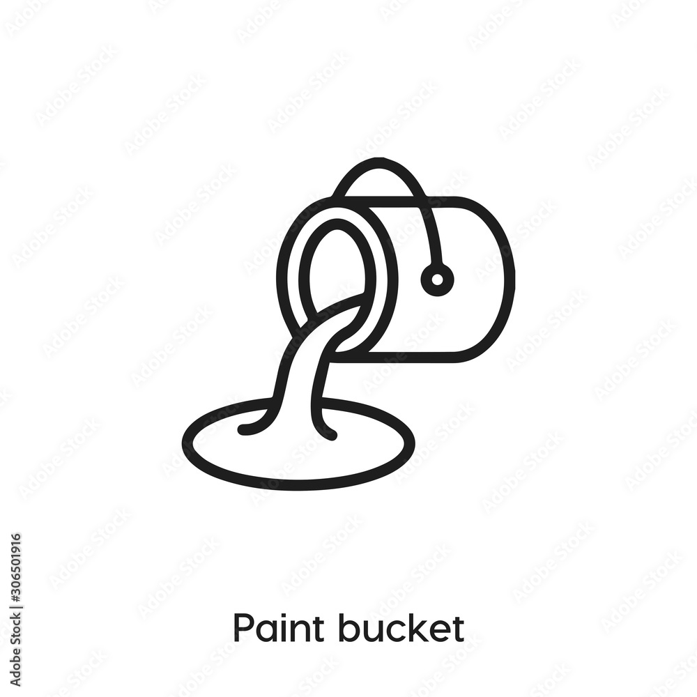 Paint Bucket Icon Vector