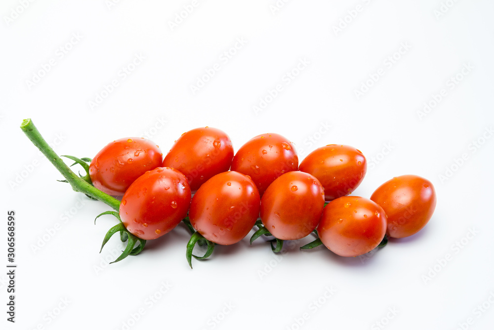 Ramo de tomate cherry pera de sabor Stock Photo | Adobe Stock