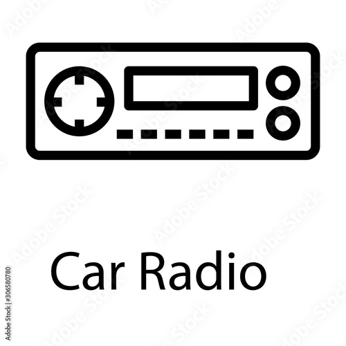 Car Radio Clip Art