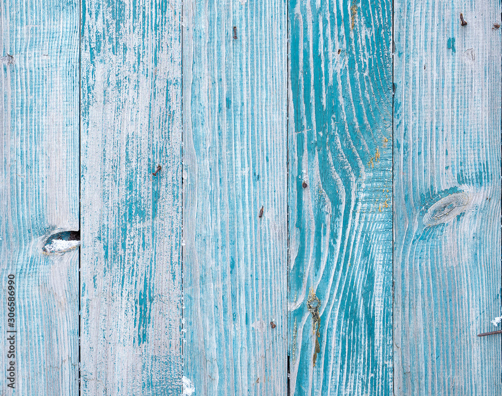Blue Vintage Wood Background