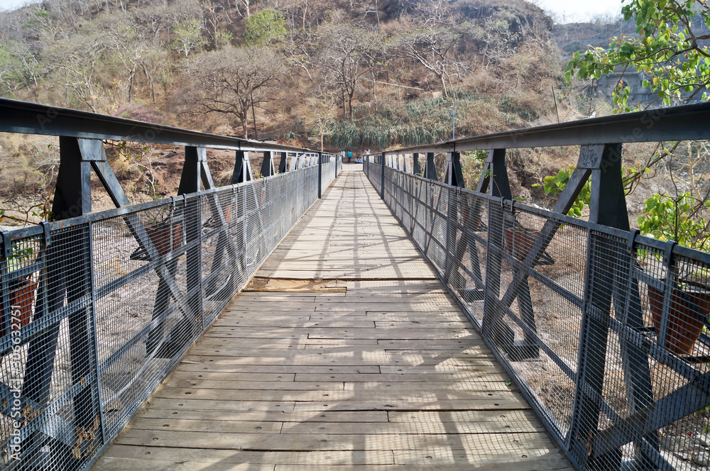 Bridge above the Waghur River at the Ajanta Caves. Maharashtra State of ...
