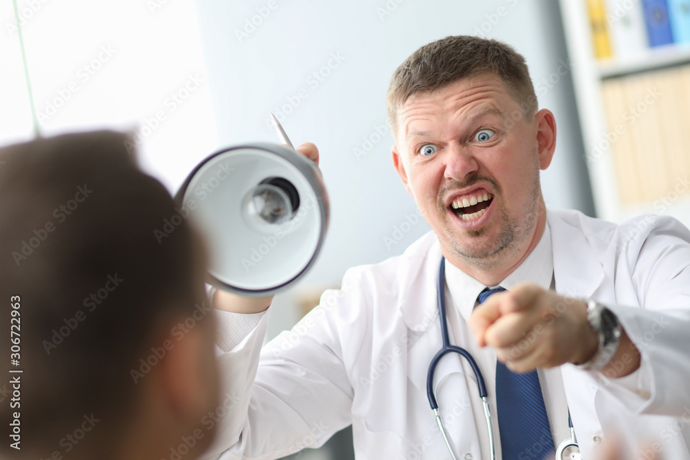Angry Patient Doctor