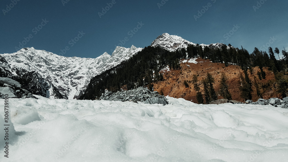 Solang Valley In Winter