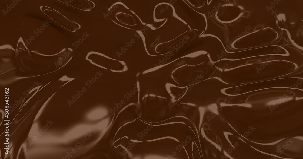 Liquid hot chocolate background. Melted dark chocolate texture 3D ...