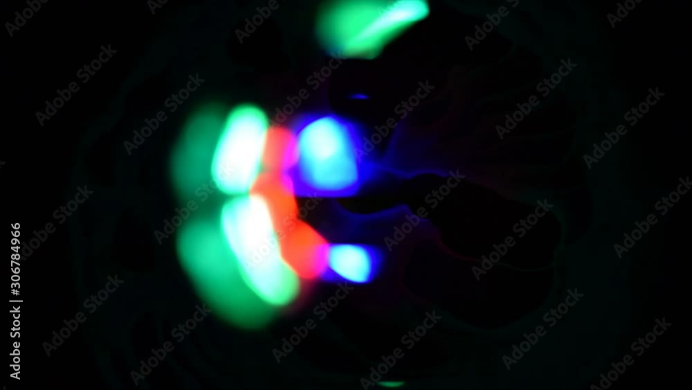 Light Leaks footage in black background. Lens Flare leaks overlay for ...