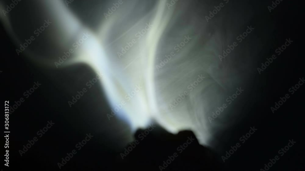 Real Stream Smoke flow footage isolated on black background for your ...