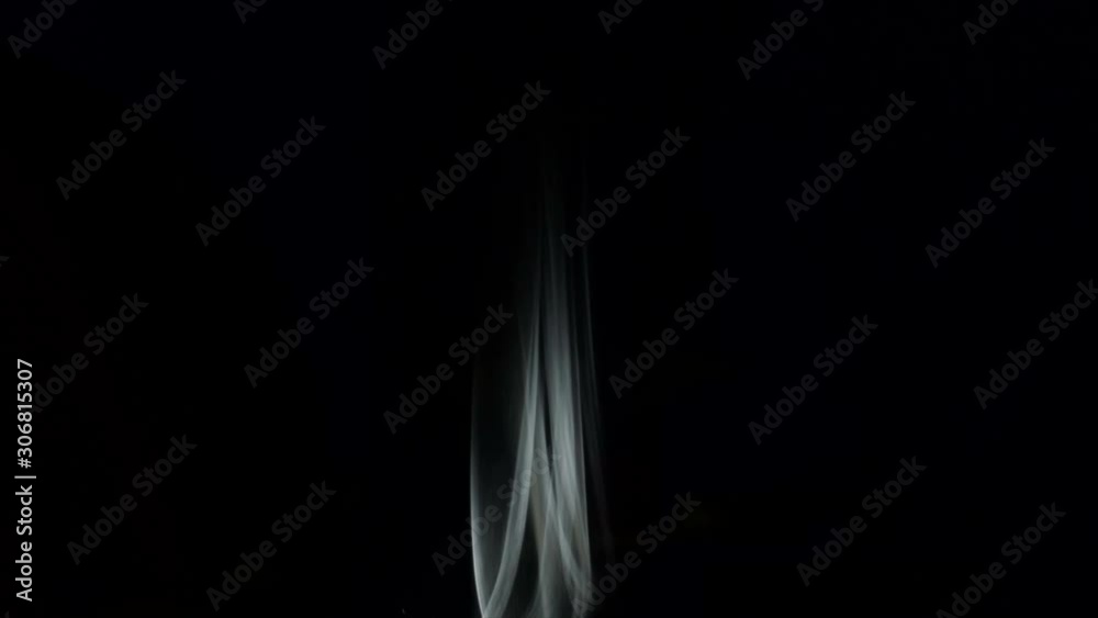 Real Stream Smoke flow footage isolated on black background for your ...